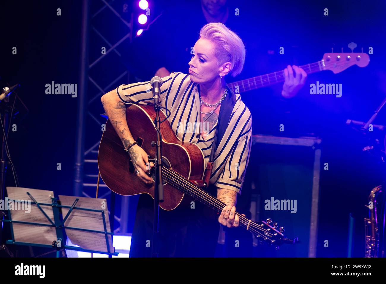 Blue Rose Code performing with his band Caley Soul Band, and joined by ...