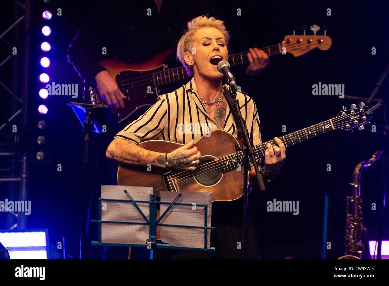 Blue Rose Code performing with his band Caley Soul Band, and joined by ...