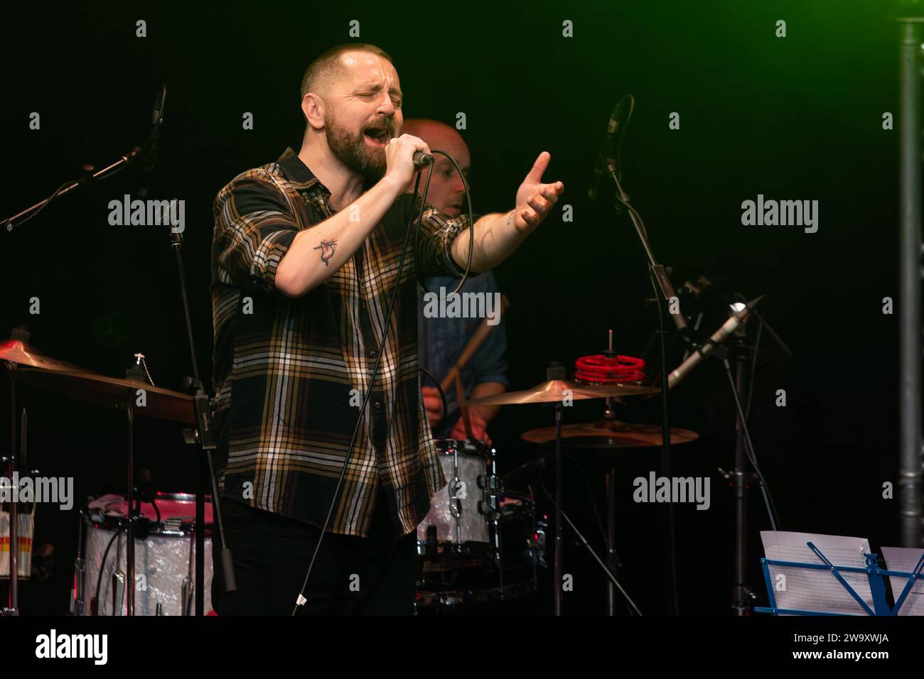 Blue Rose Code performing with his band Caley Soul Band, and joined by ...