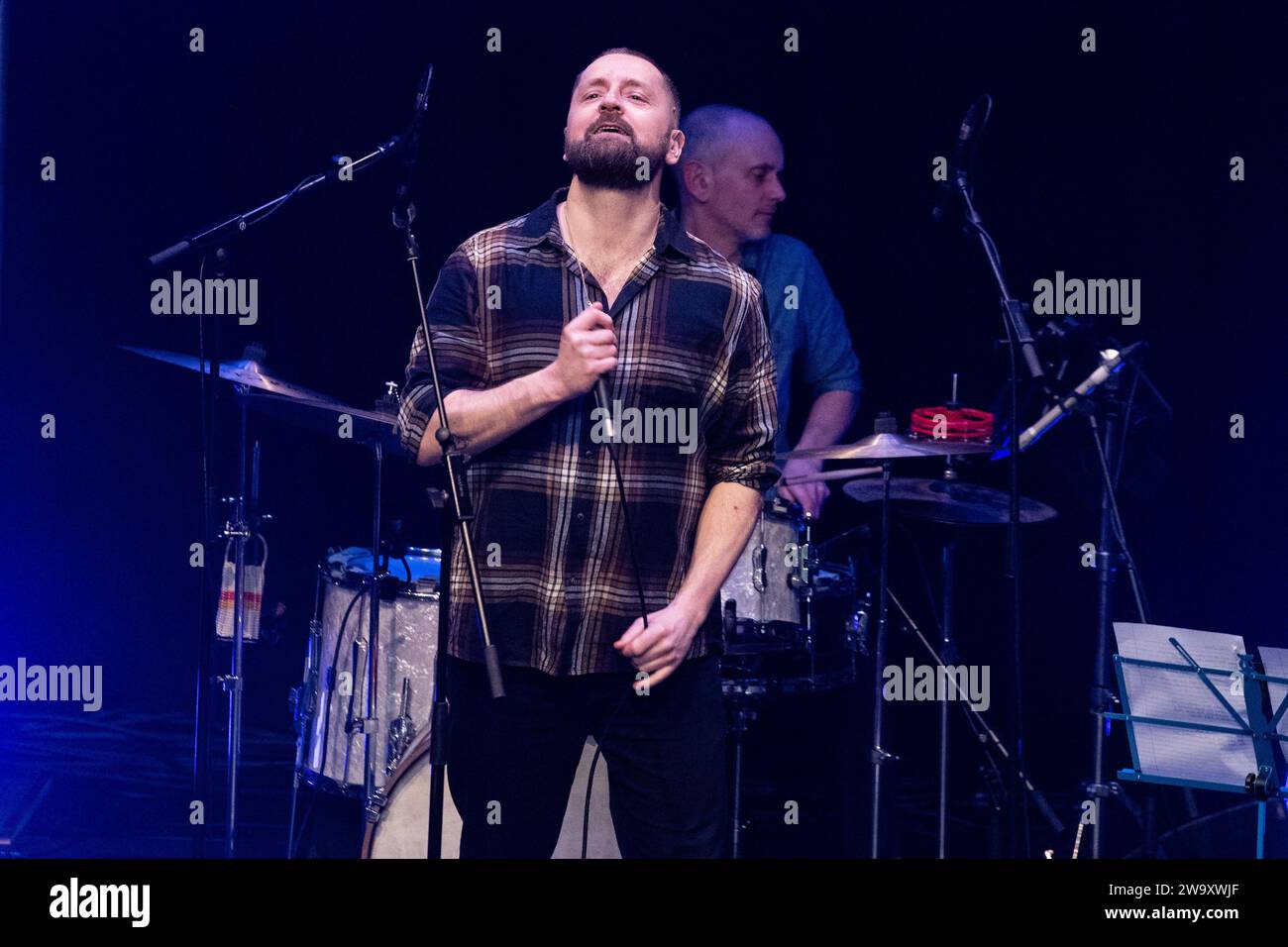 Blue Rose Code performing with his band Caley Soul Band, and joined by ...