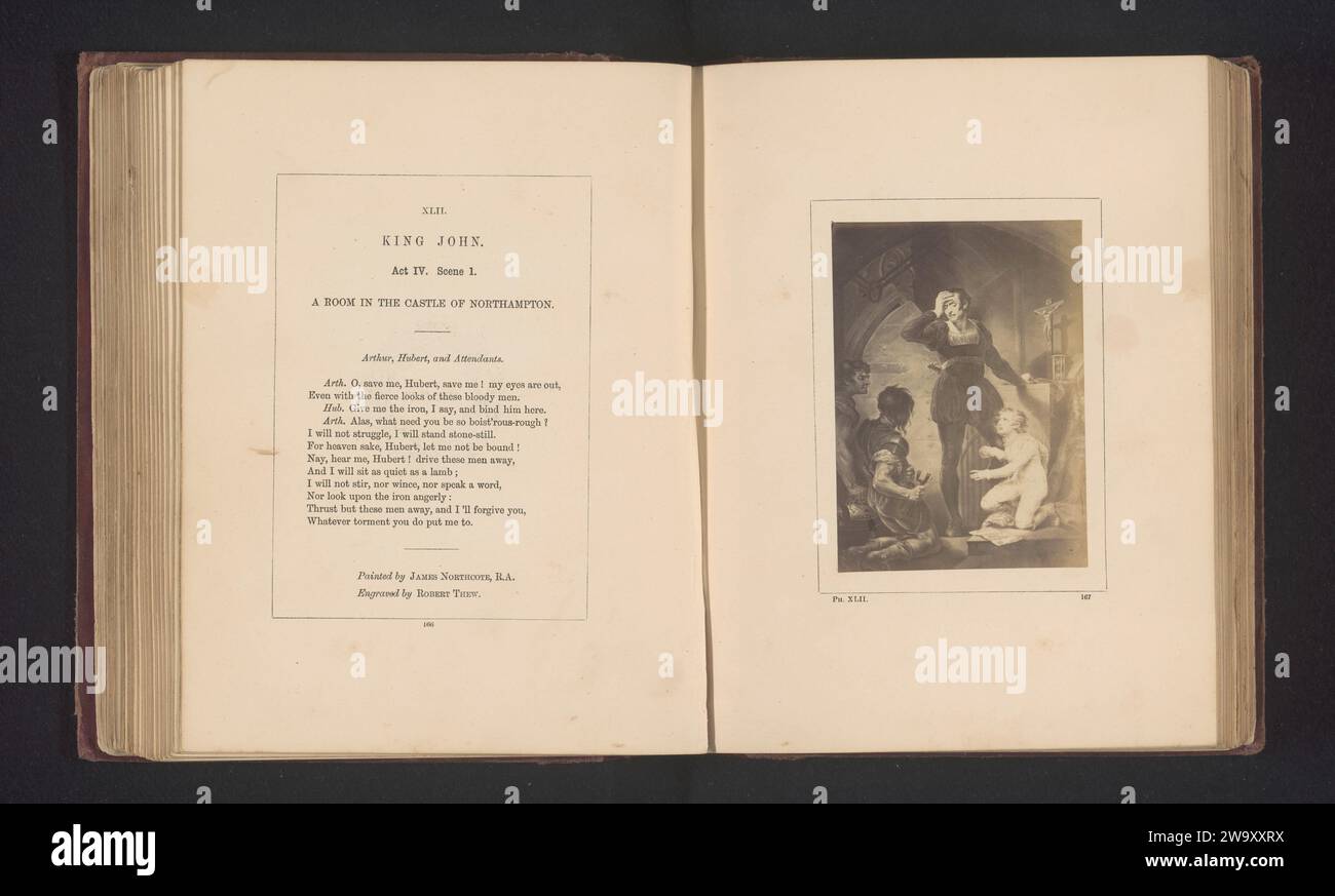 Photo production from a print to a painting by James Northcote ...