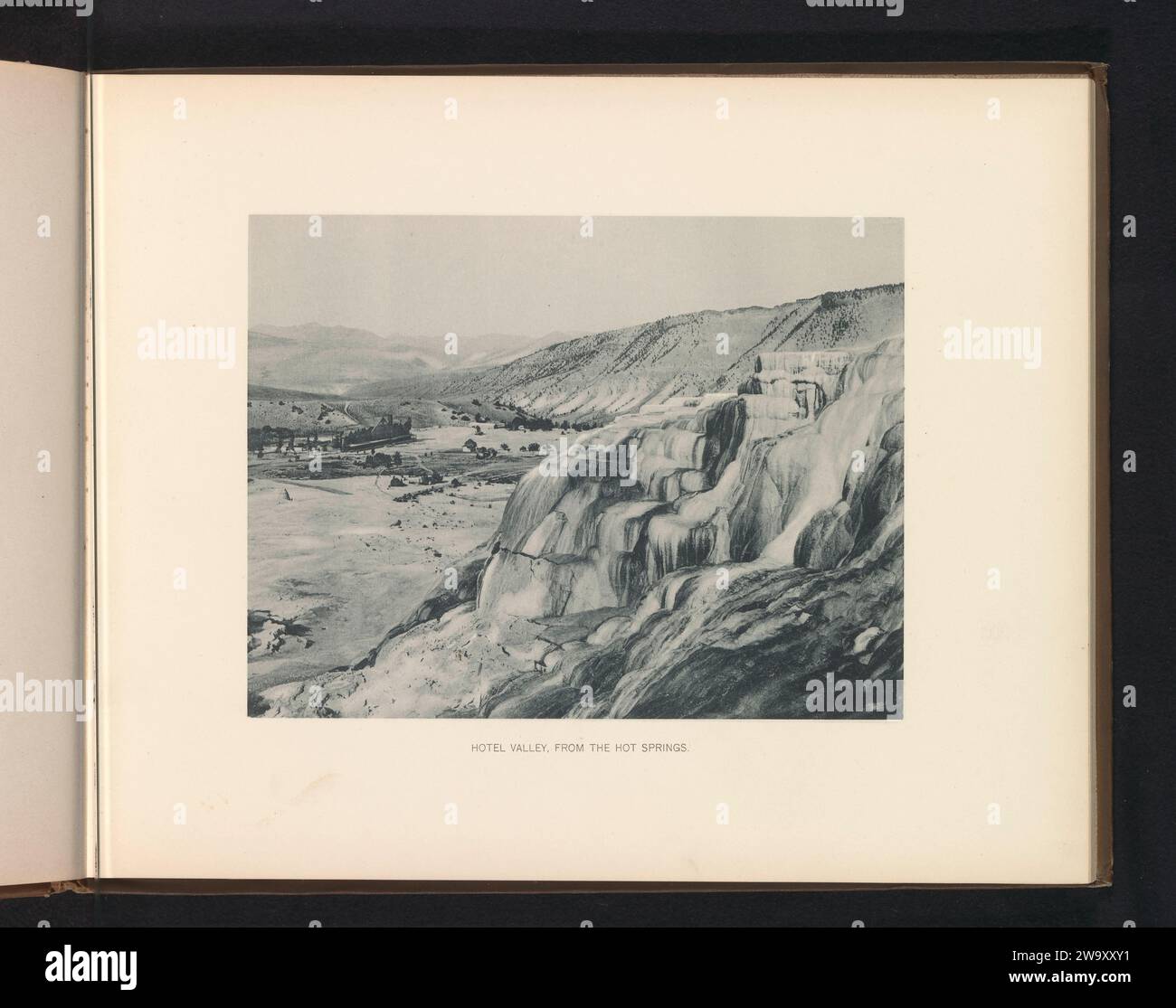 Hotel valley, from the hot springs, Frank Jay Haynes, c. 1886 - in or ...