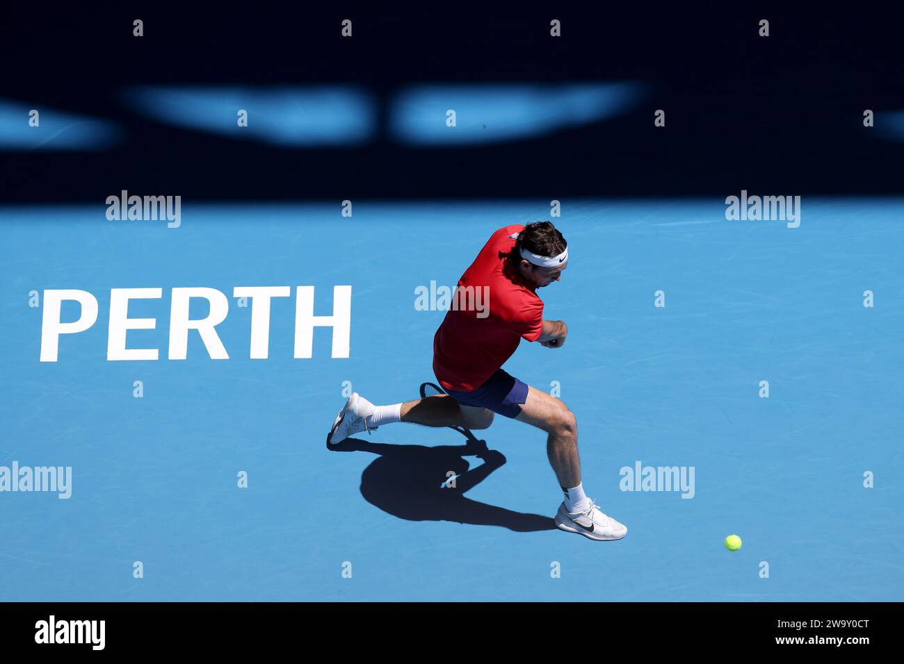Perth, Australia. 31st Dec, 2023. Taylor Fritz of the USA in action ...