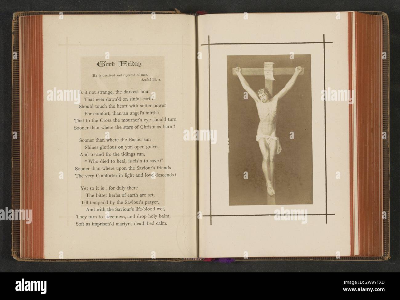 Photo production of a print, representing the crucifixion of Christ, Anonymous, c. 1865 - c ...
