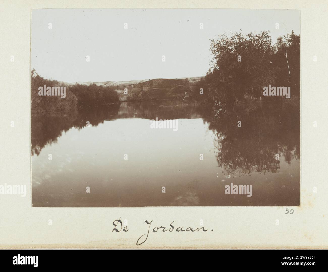Face over the Jordaan, 1898 photograph West Bank baryta paper river ...