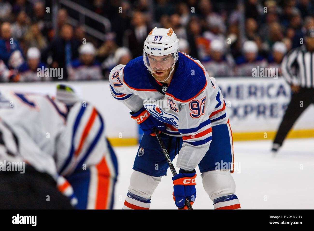 Los Angeles, California, USA. 30th Dec, 2023. CONNOR MCDAVID of the NHL ...