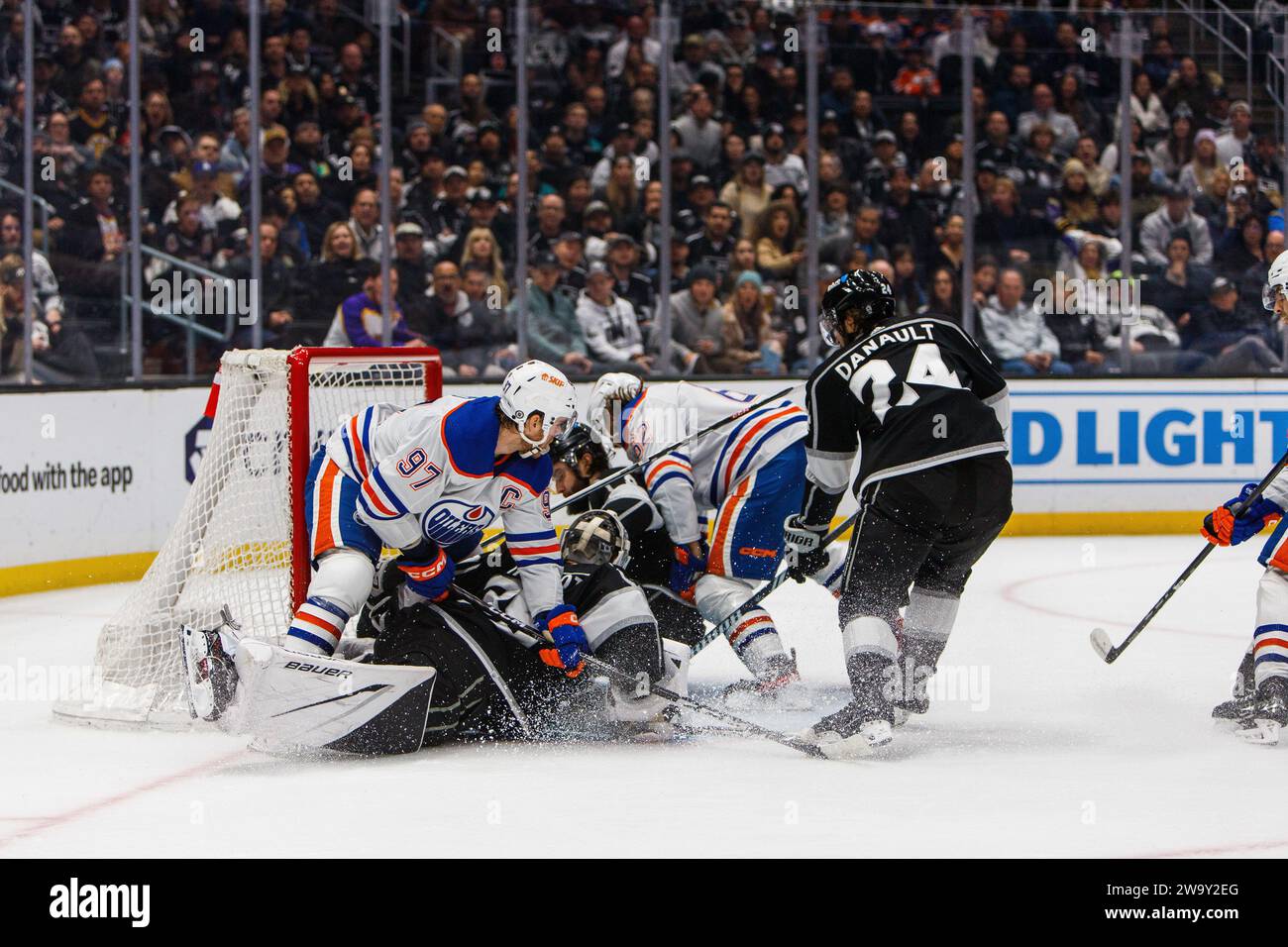 Los Angeles, California, USA. 30th Dec, 2023. CONNOR MCDAVID of the NHL ...