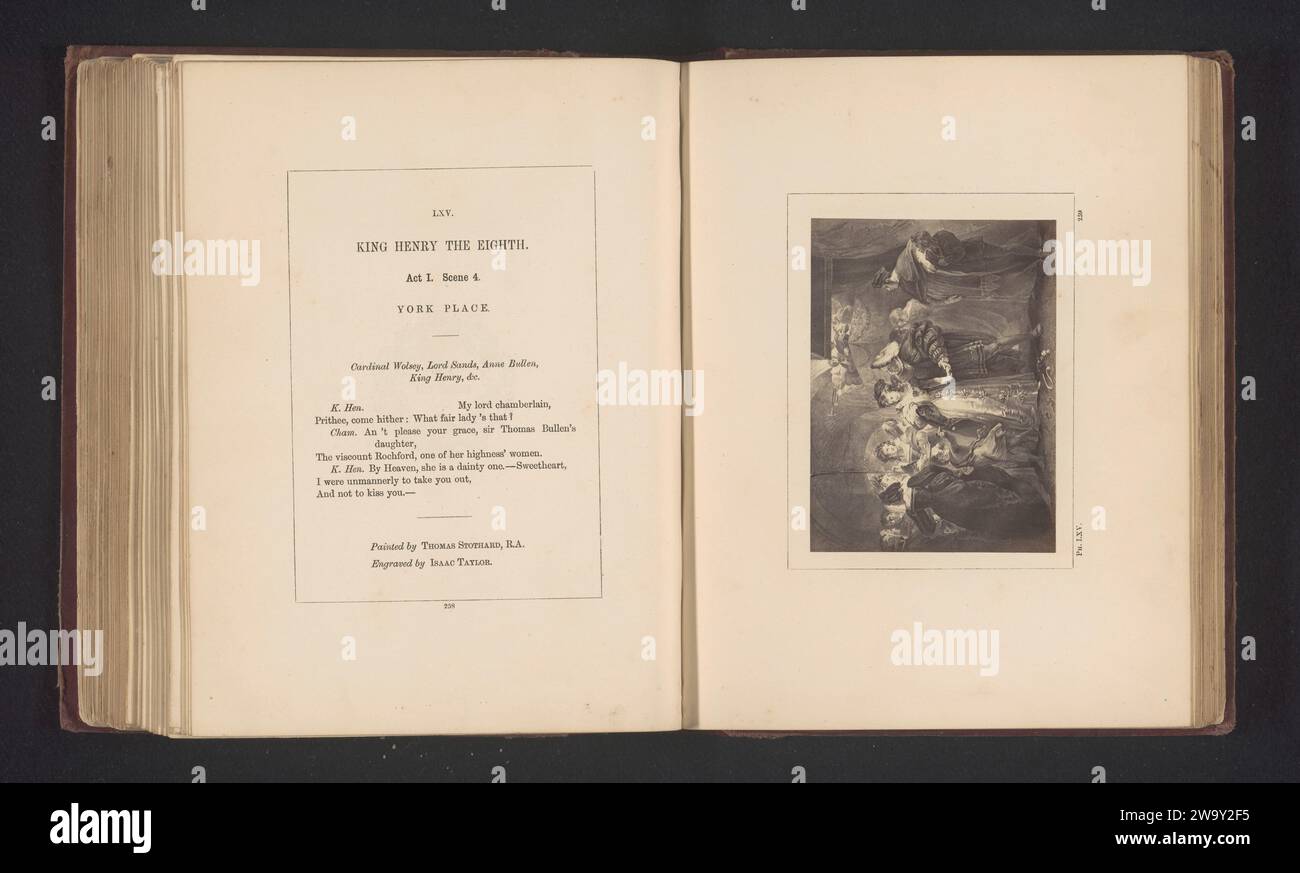 Henry viii and anne boleyn painting hi-res stock photography and images ...