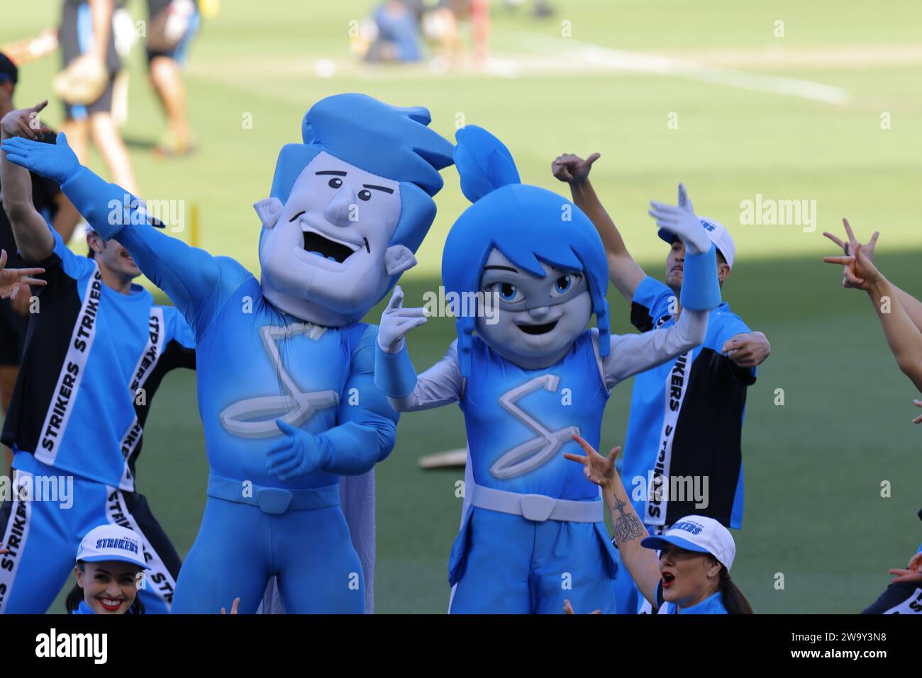 Adelaide, Australia. 31st Dec, 2023. Mascots at the the Men's Big Bash ...