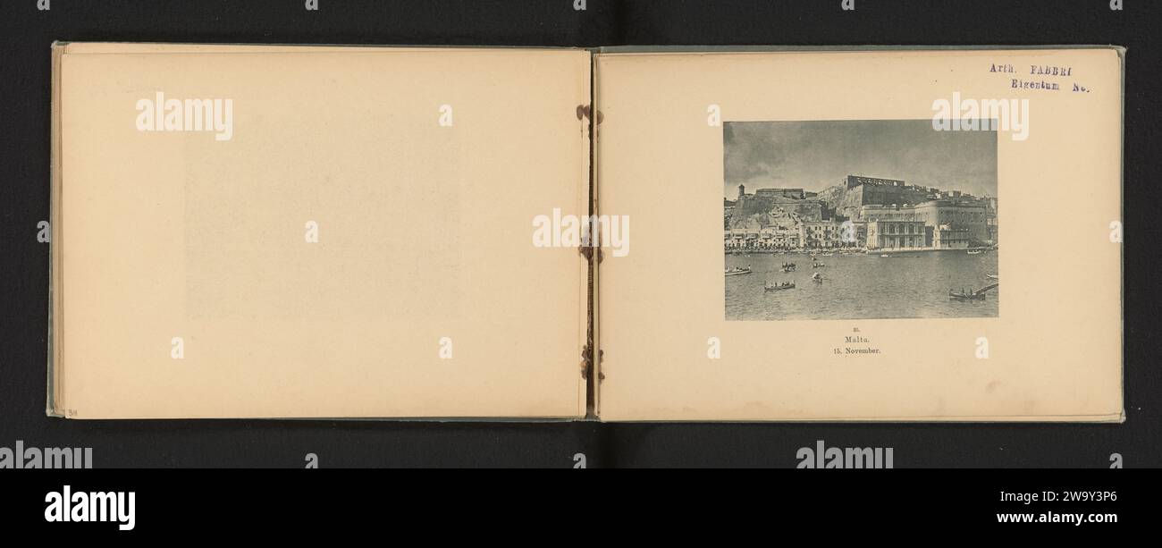 View of Malta, Augusta Victoria (Empress of Germany), 1898 - in Or ...