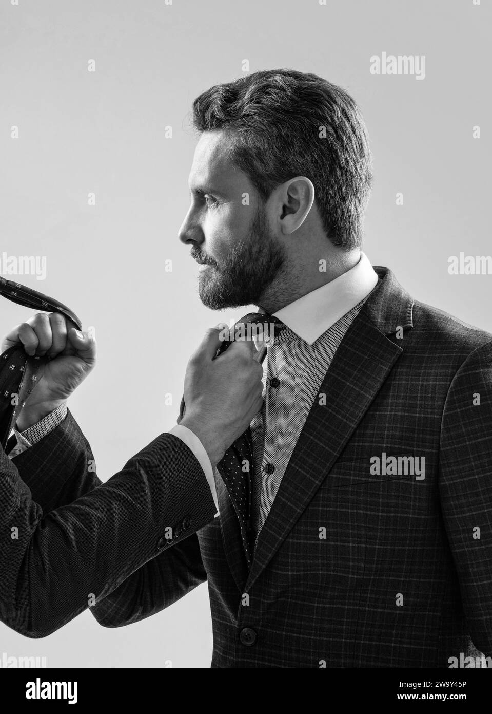 Stop fighting. Professional man fight with colleague. Fighting and ...