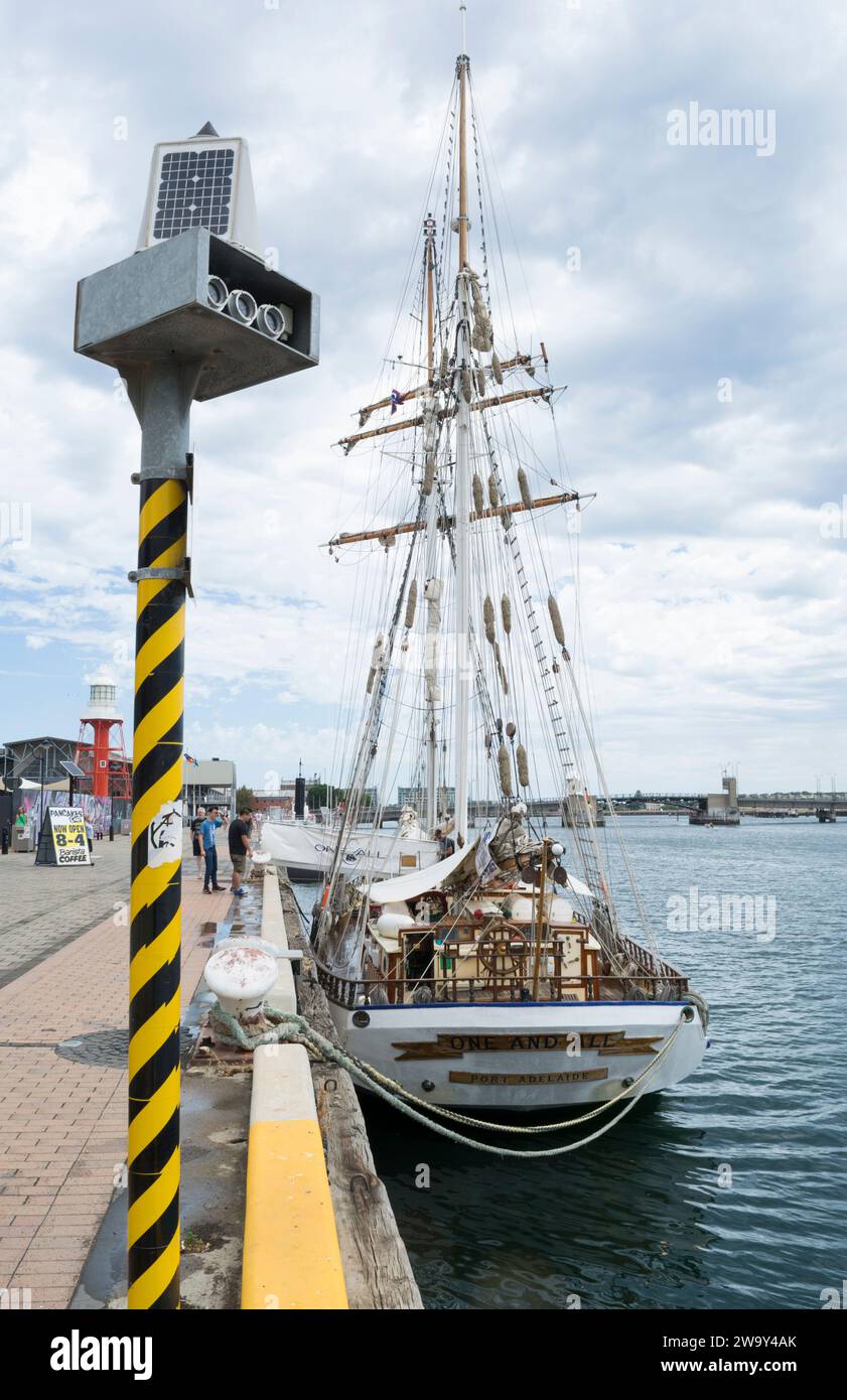 Port Adelaide, South Australia, Australia - February 2, 2018: The tall ...