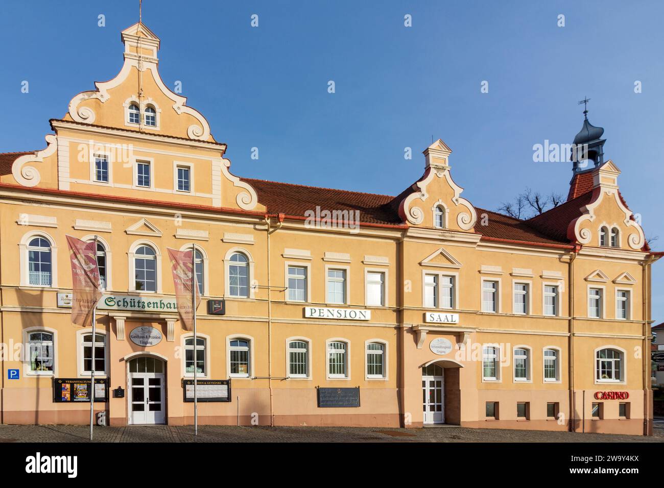 Pulsnitz (Polcnica) : house Schützenhaus in , Sachsen, Saxony, Germany ...