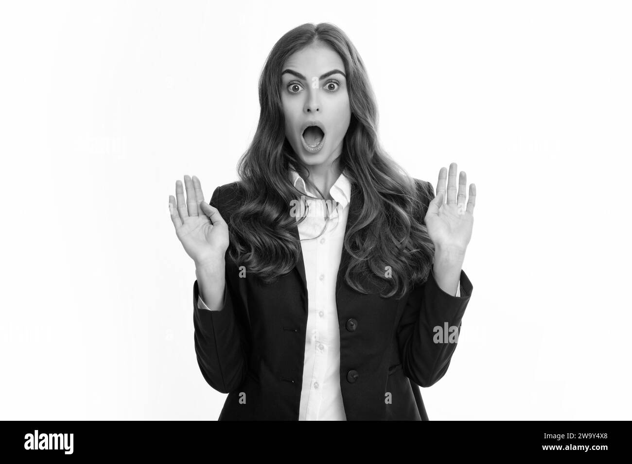 Screaming hate rage woman face. Emotional angry woman screaming on ...