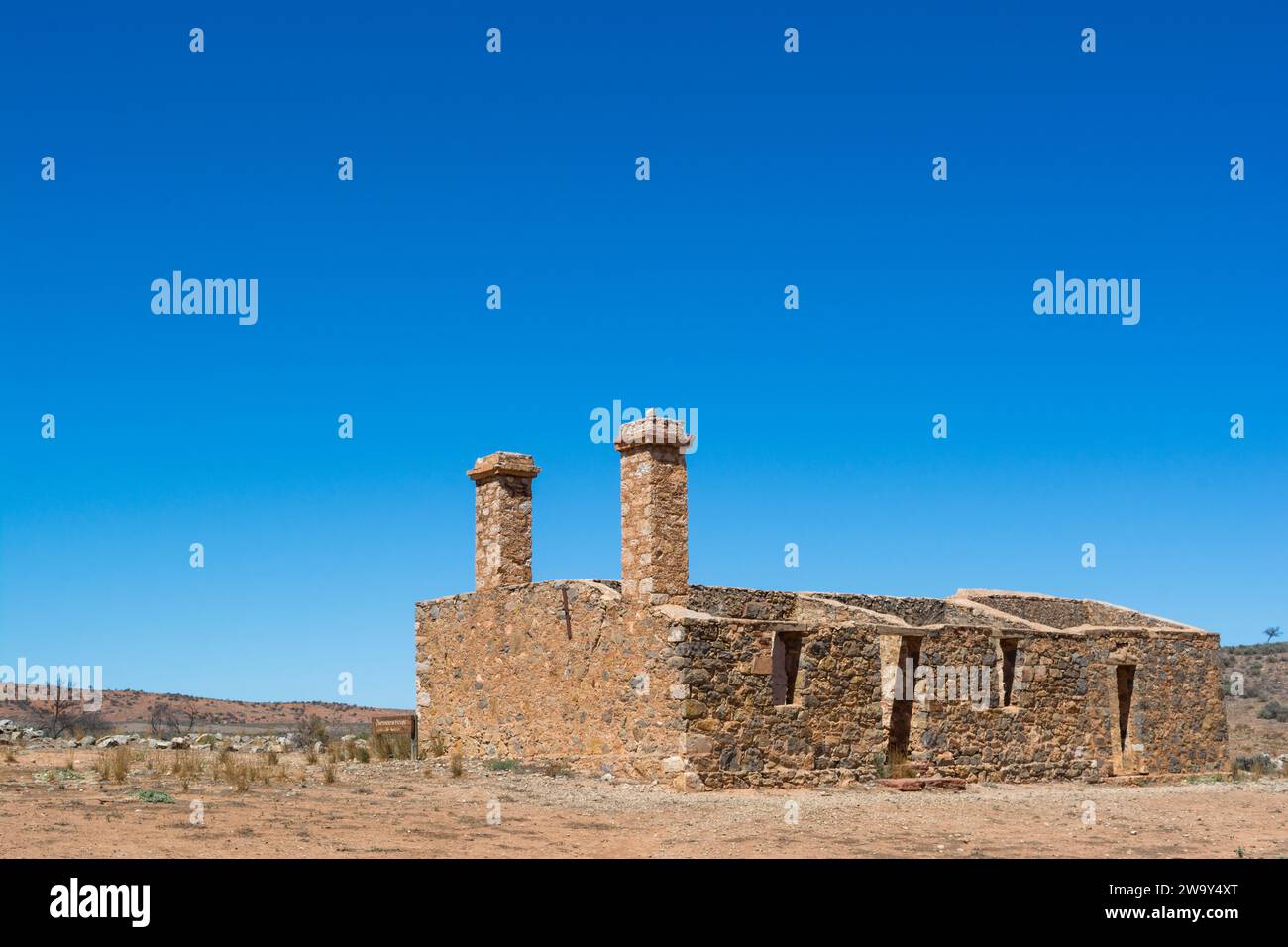 Kanyaka, South Australia, Australia - March 14, 2018: Overseers House ...