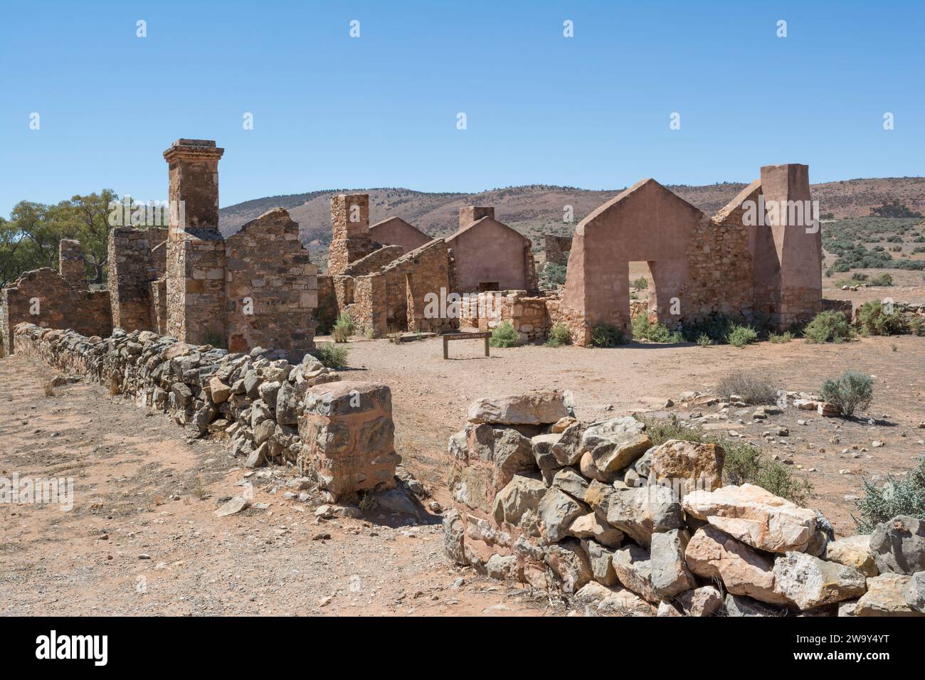 Kanyaka, South Australia, Australia - March 14, 2018: Homestead ...