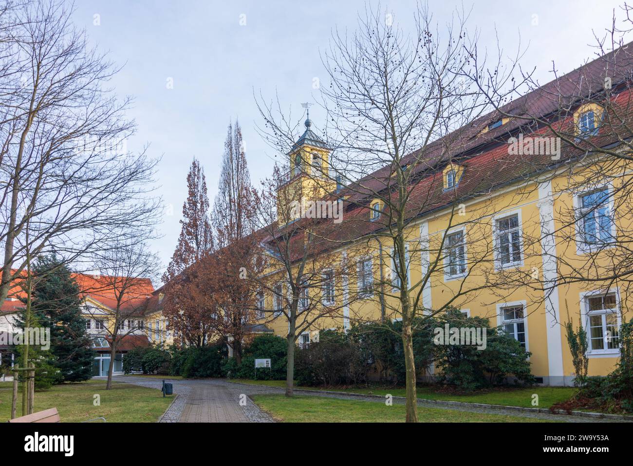 Pulsnitz (Polcnica) : Neues Schloss (New Castle) Pulsnitz in , Sachsen, Saxony, Germany Stock ...