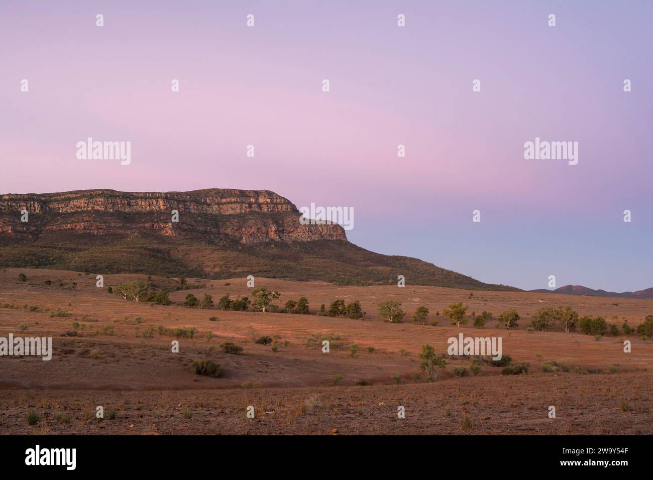 Landscape scene from the Rawnsley Park Station Lookout, featuring ...