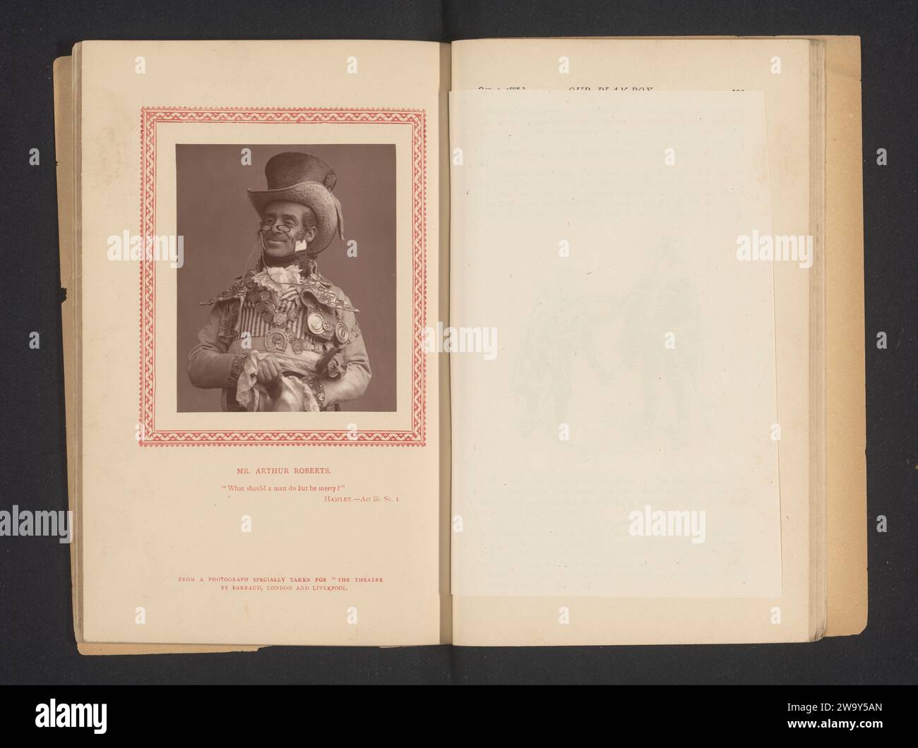 Portret van Arthur Roberts, Herbert Rose Barraud, c. 1883 - in or ...