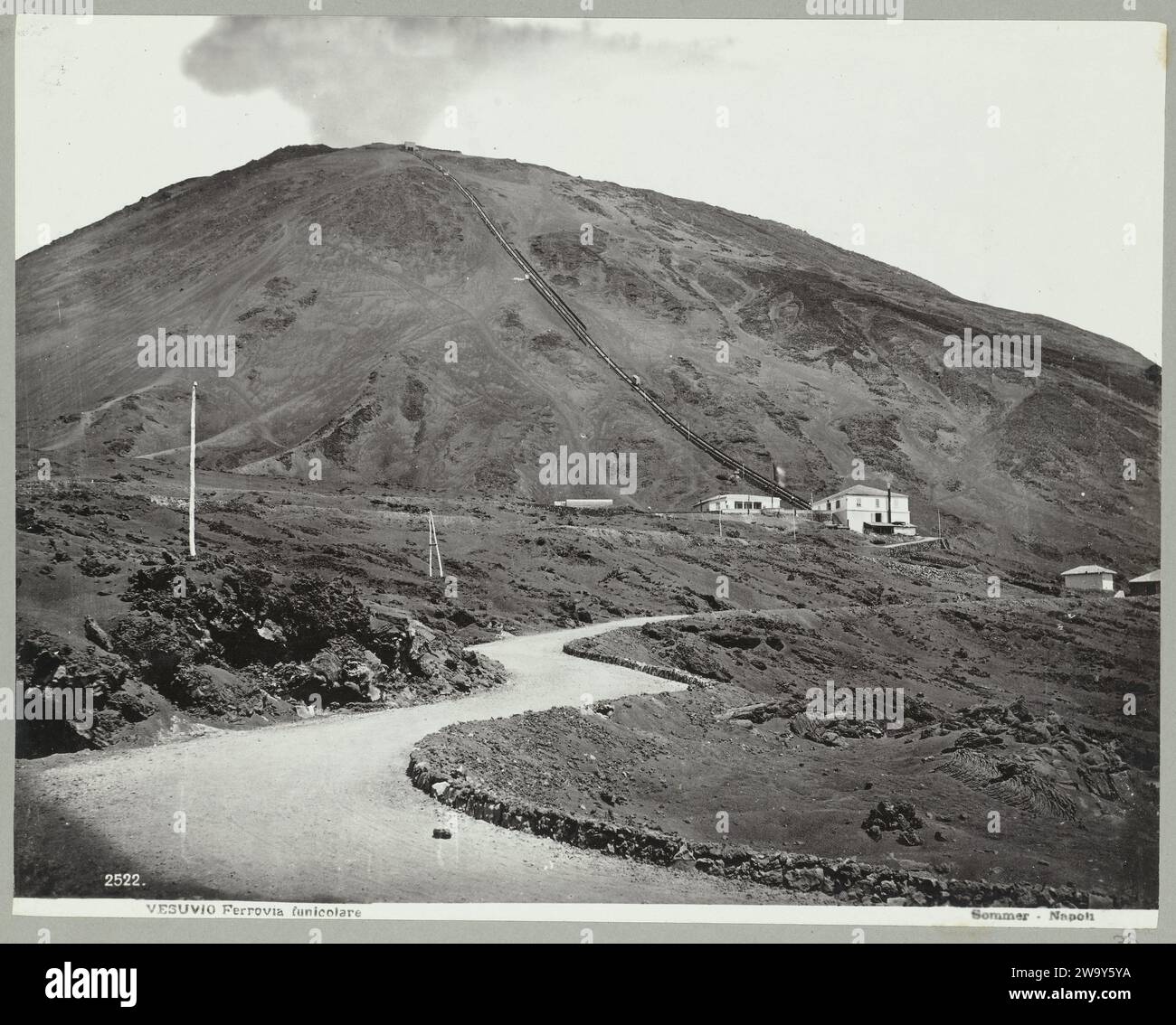 2522 Vesuvius Funicular railway, c. 1893 - c. 1903 photograph An ...