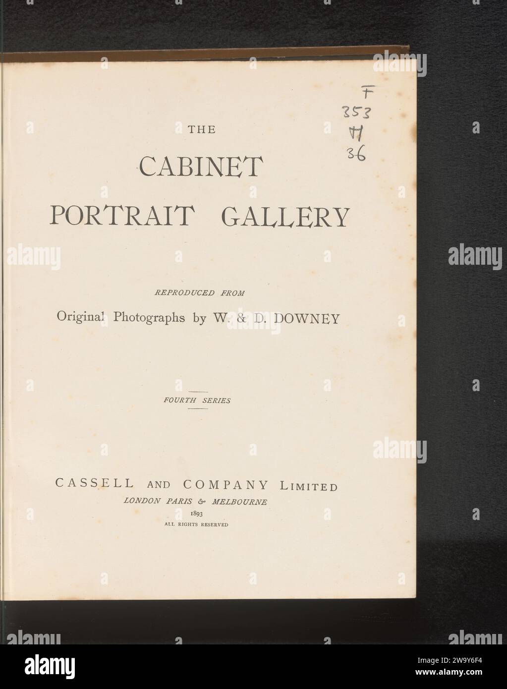 The cabinet portrait gallery : reproduced from original photographs by ...