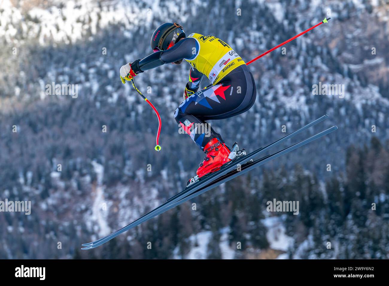 Val Gardena, Italy. 15th Dec, 2023 NEGOMIR Kyle (USA) competing in the ...