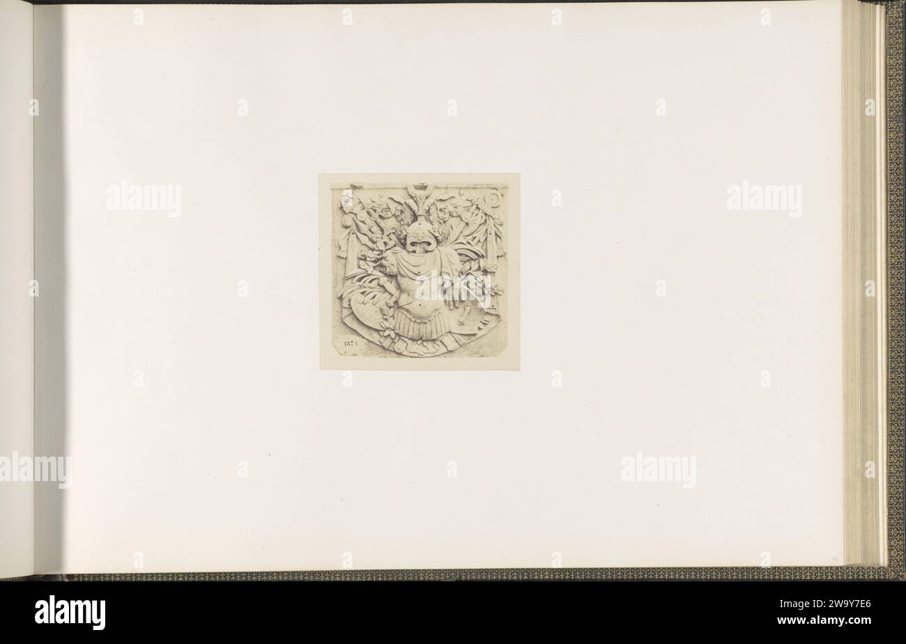 Gips model for a coat of arms on the Palais du Louvre, c. 1855 - c ...