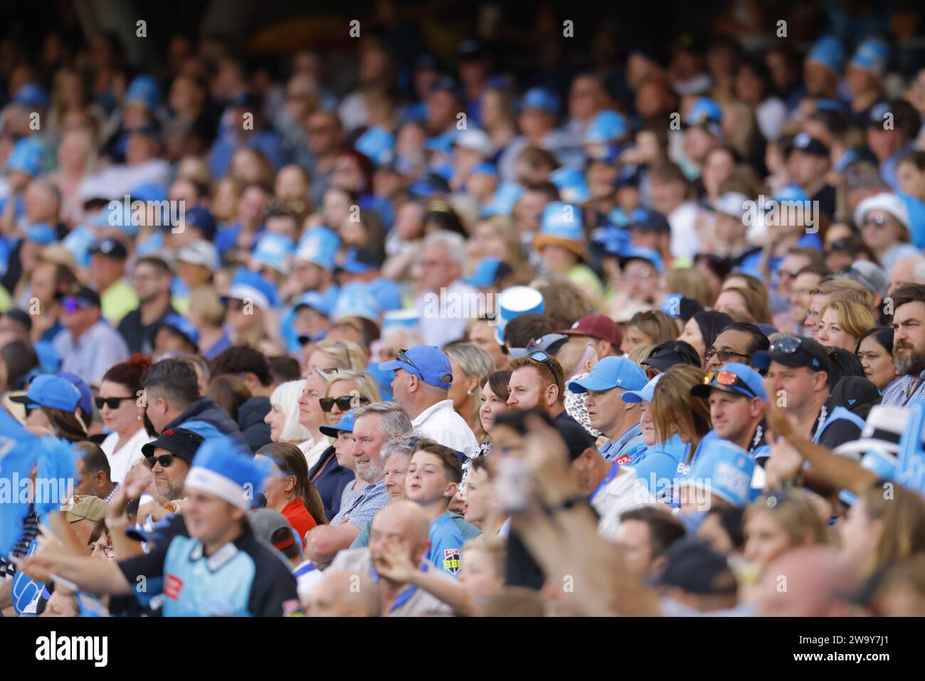 Adelaide, Australia. 31st Dec, 2023. Crowd reaction during the Men's ...