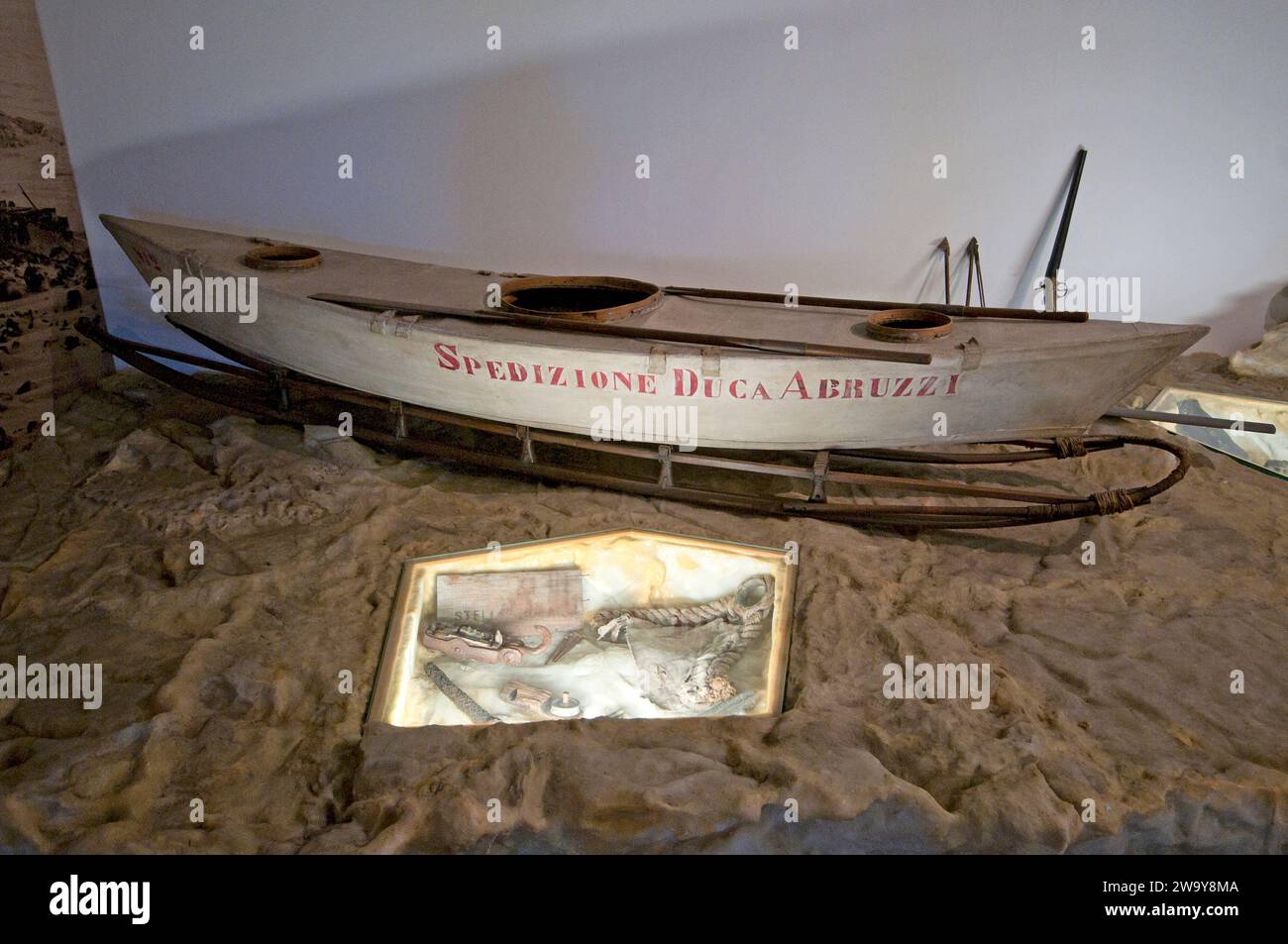 Kayak and finds from the expedition of Luigi Amedeo of Savoy Duke of ...