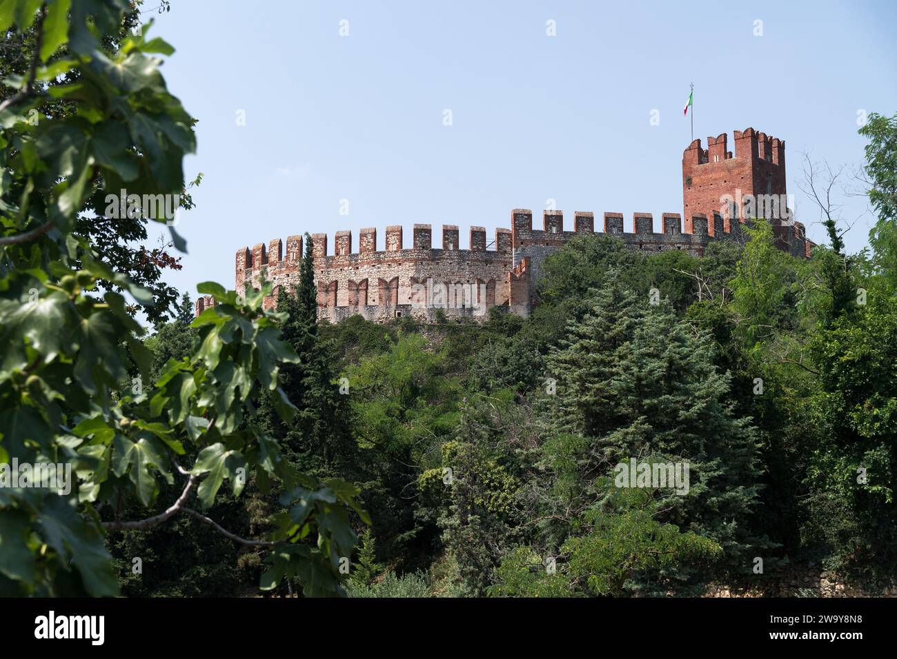 Gothic Castello scaligero di Soave (Scaligero Castle of Soave) from XIV ...