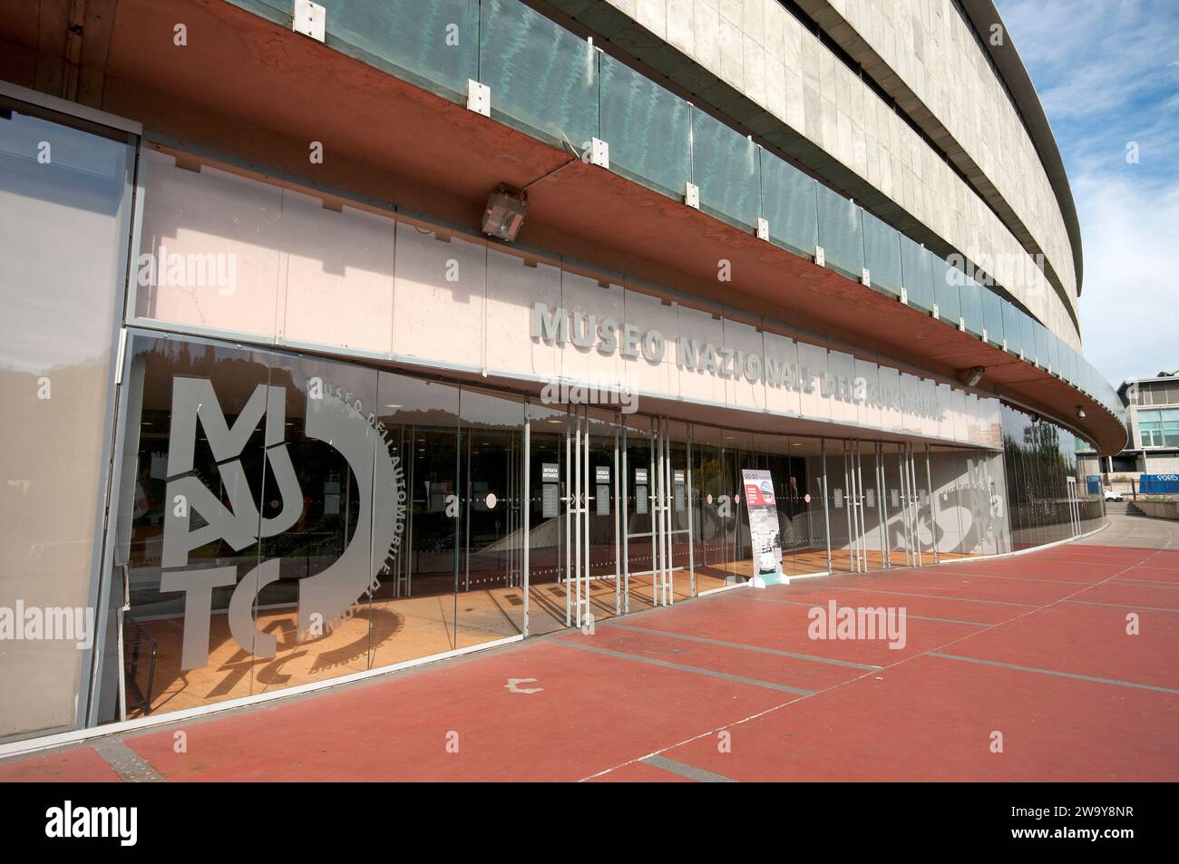 Entrance of the Museo Nazionale dell'Automobile (MAUTO), National Car ...
