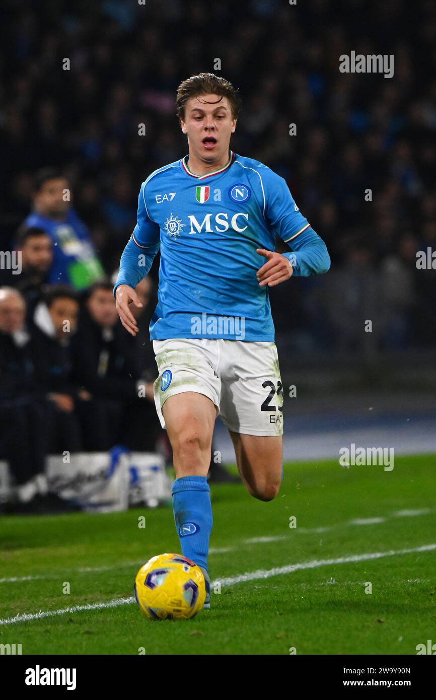 Alessio Zerbin of SSC Napoli in action during the Serie A TIM match ...
