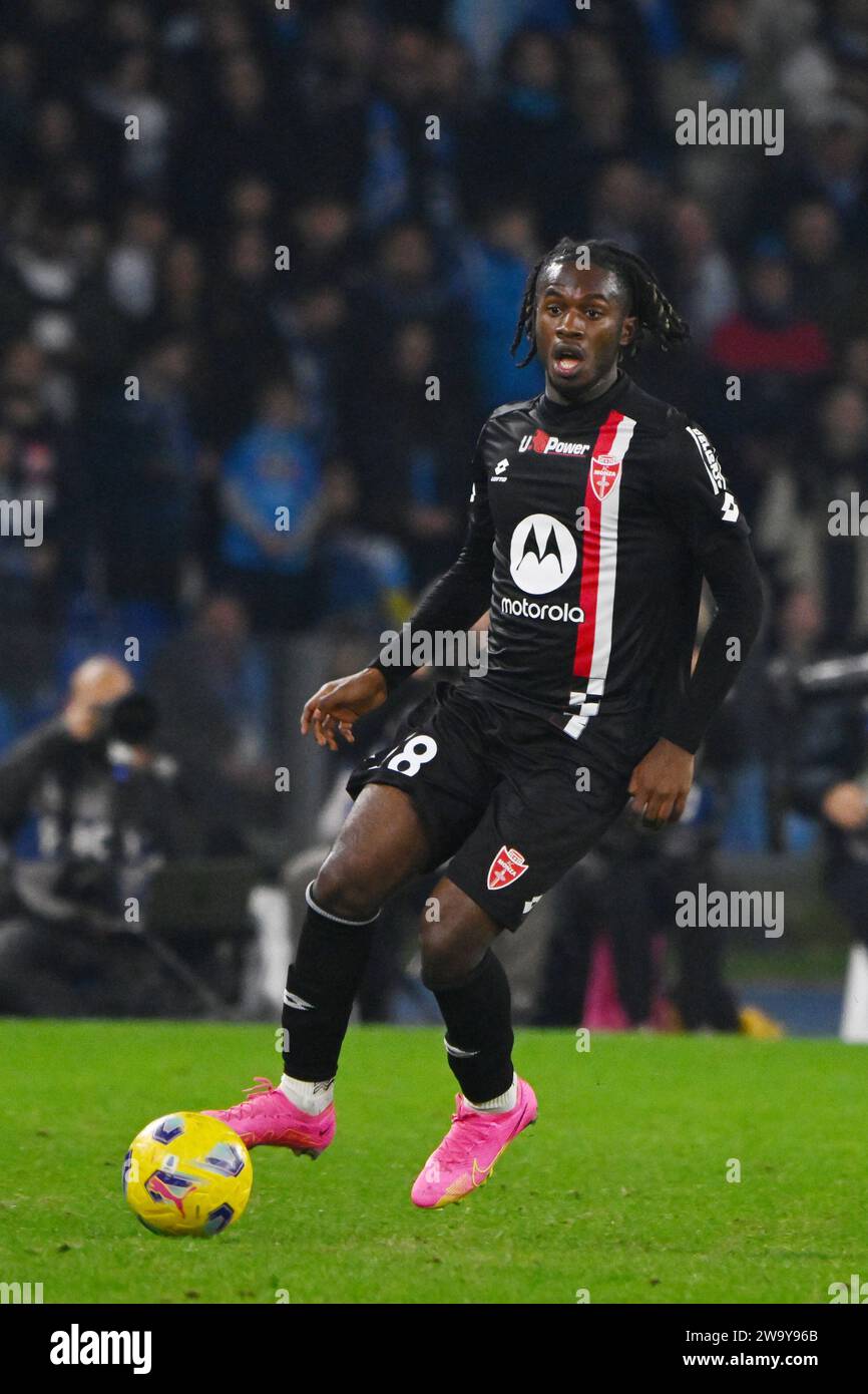 Warren Bondo of AC Monza in action during the Serie A TIM match between ...