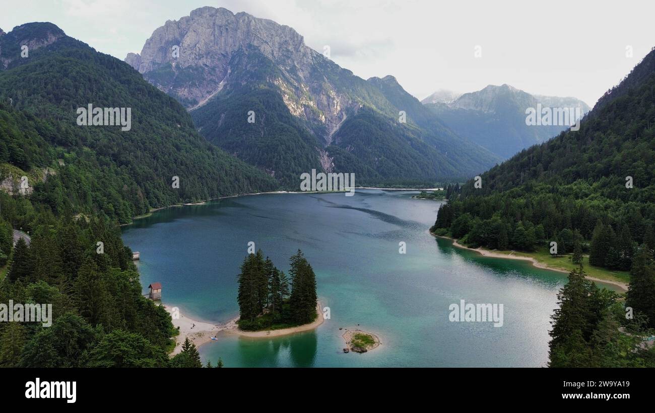 Drone photo predil lake hi-res stock photography and images - Alamy