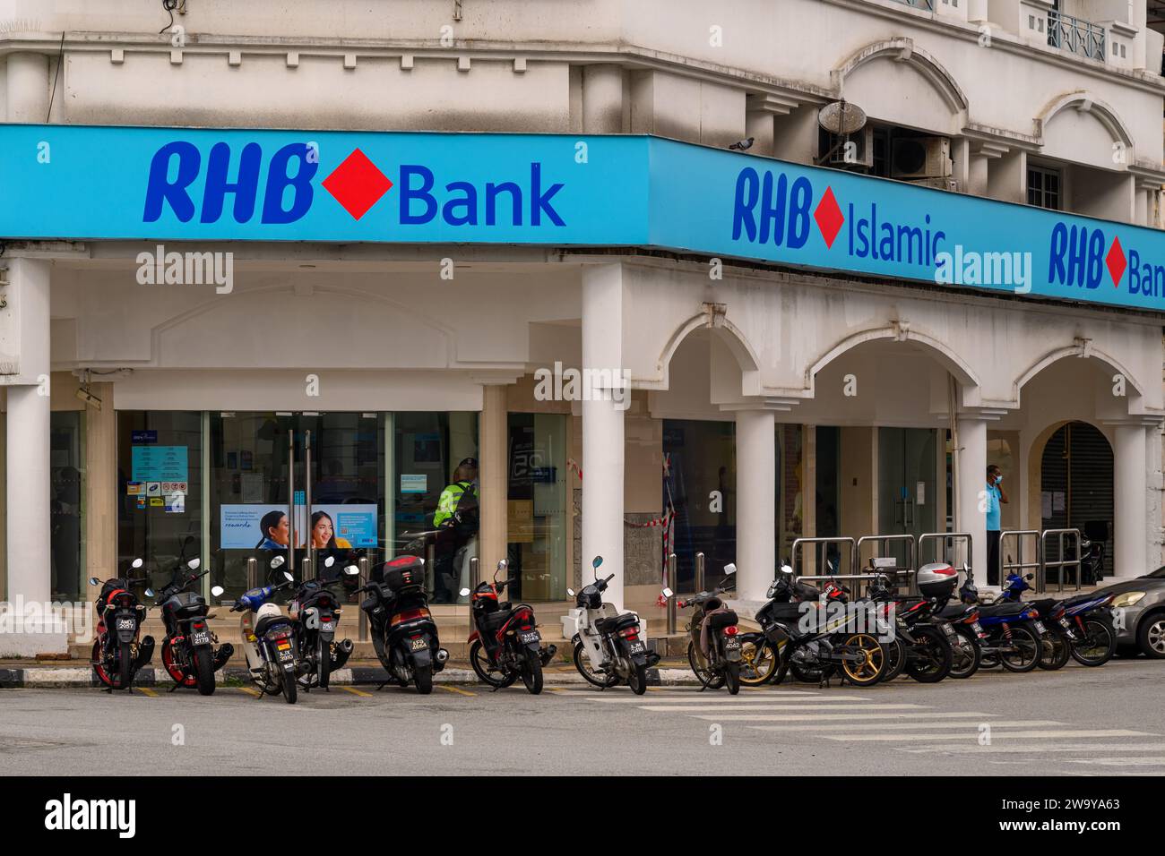 The front of RHB Bank, Ipoh, Perak, Malaysia Stock Photo - Alamy