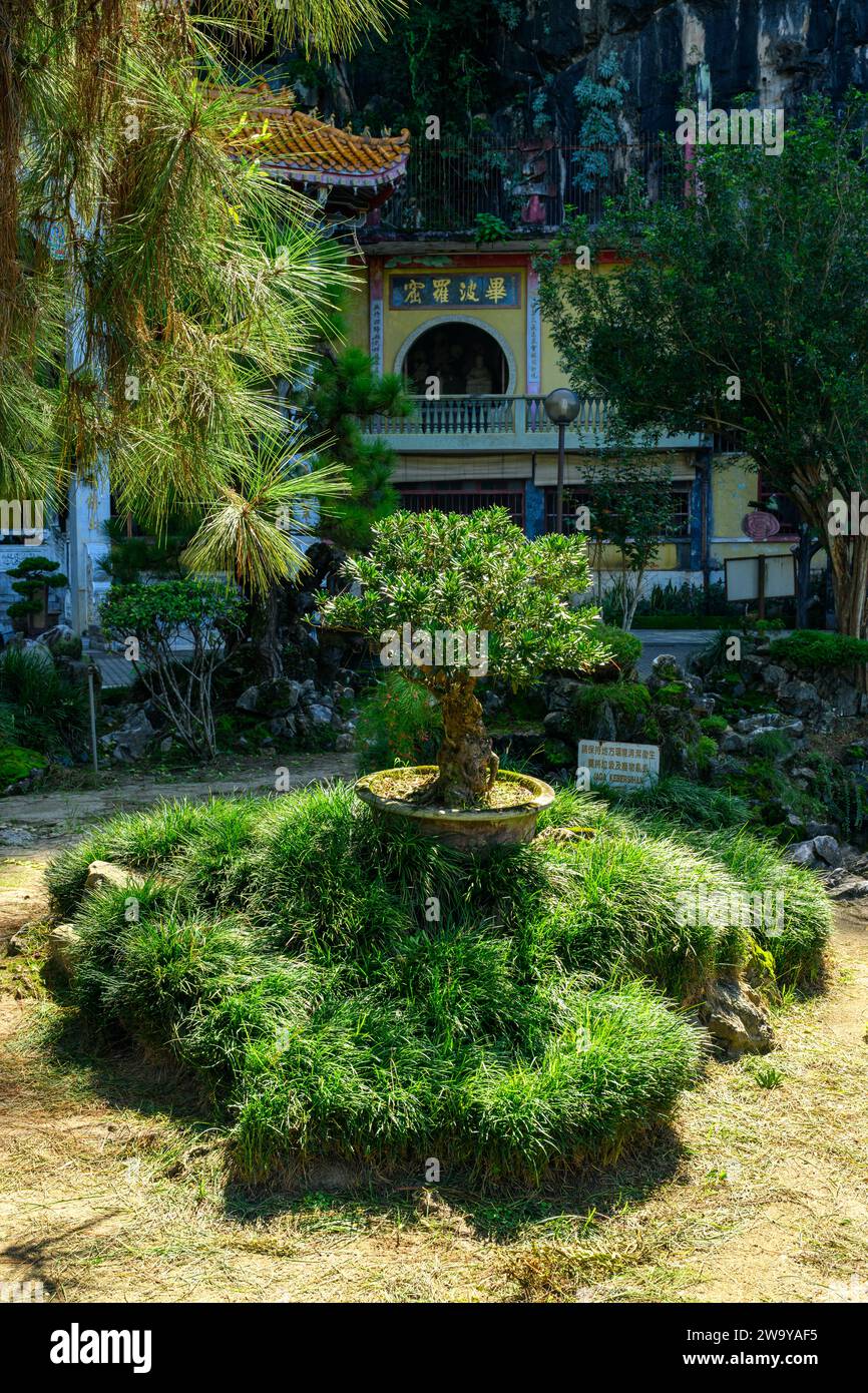 The gardens at Sam Poh Tong Temple, Ipoh, Perak, Malaysia Stock Photo ...