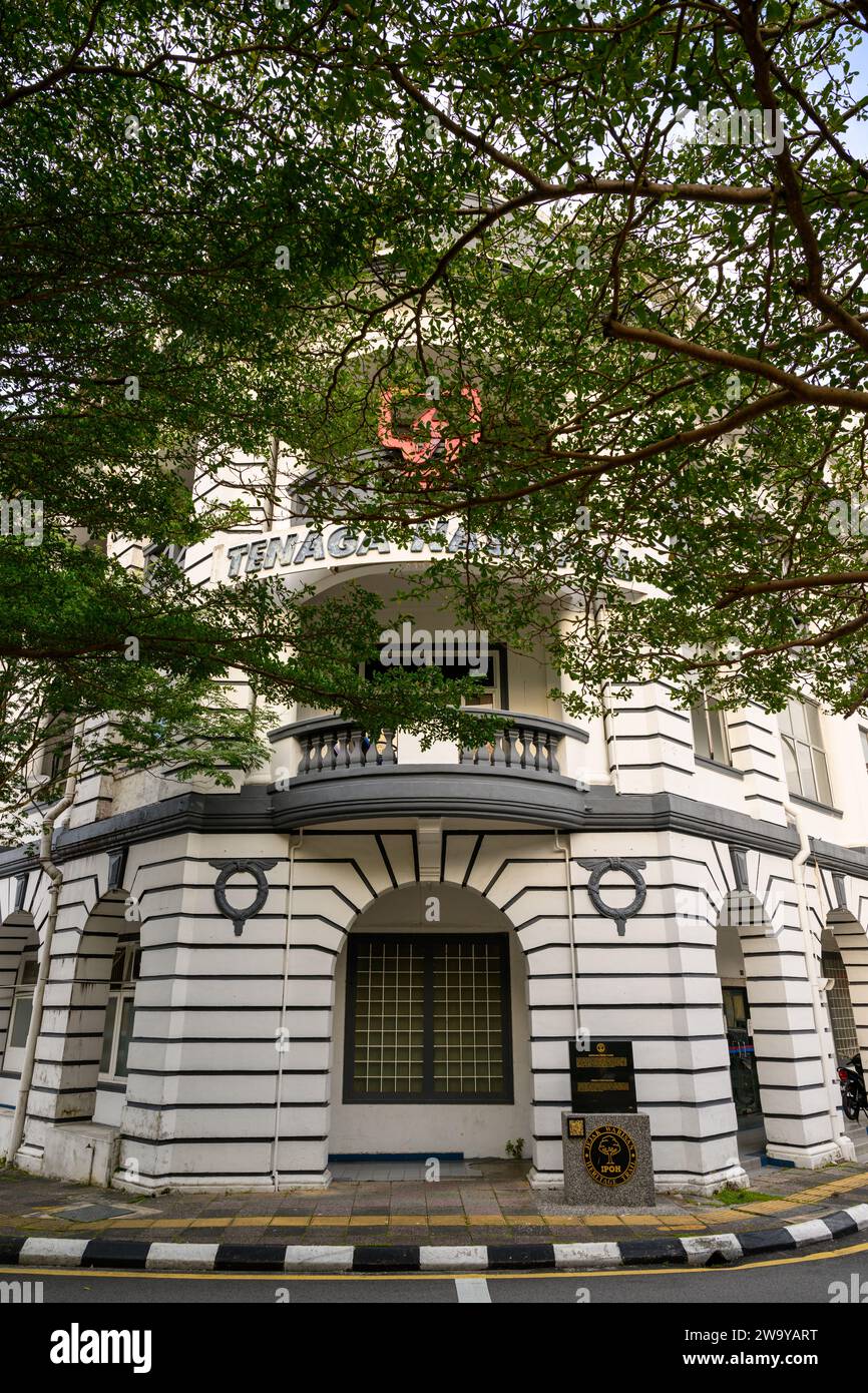 The historic Perak Hydro Building, Ipoh, Perak, Malaysia Stock Photo ...
