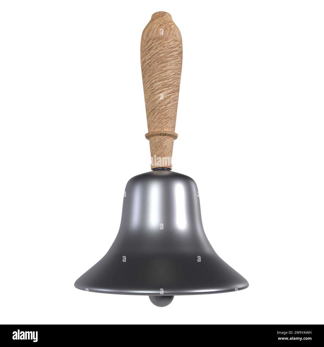 Bell isolated on white background Stock Photo - Alamy