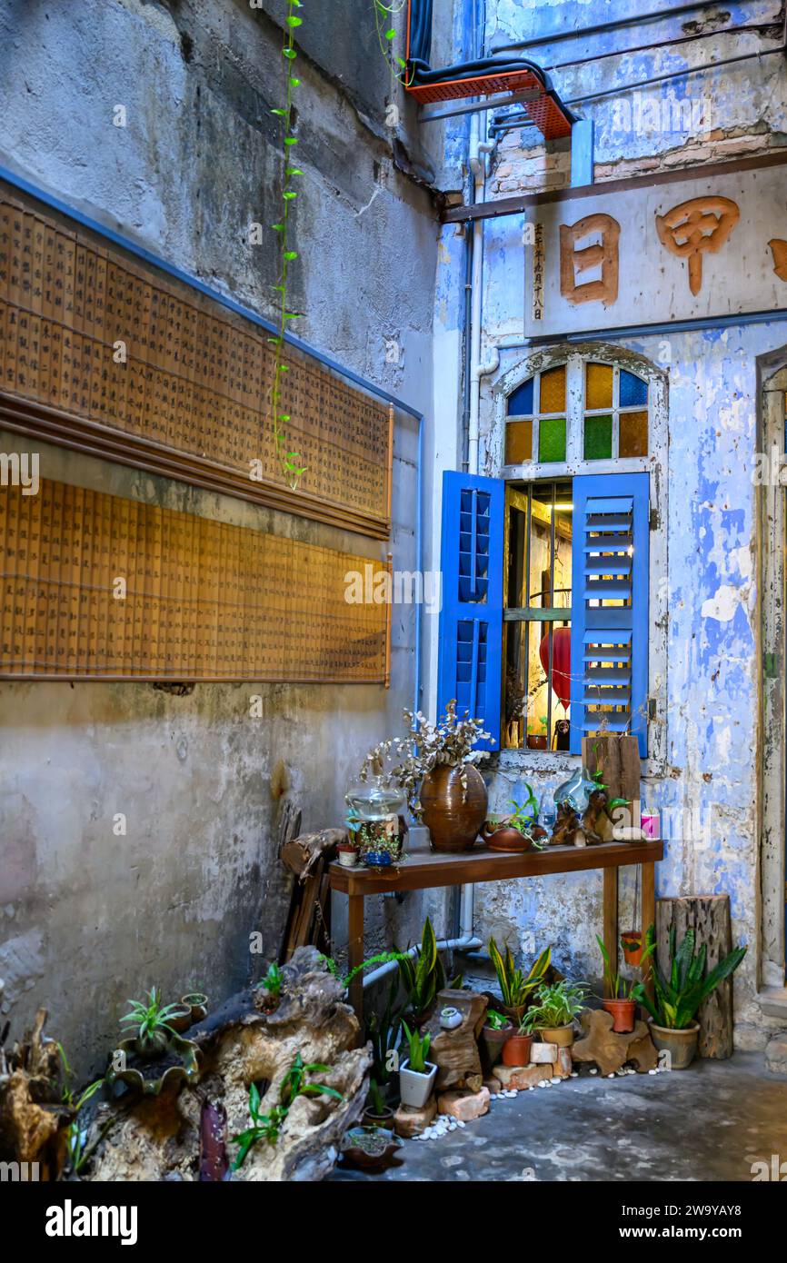 The event space on Lorong Bijeh Timah (Tin Alley) Ipoh, Perak, Malaysia ...