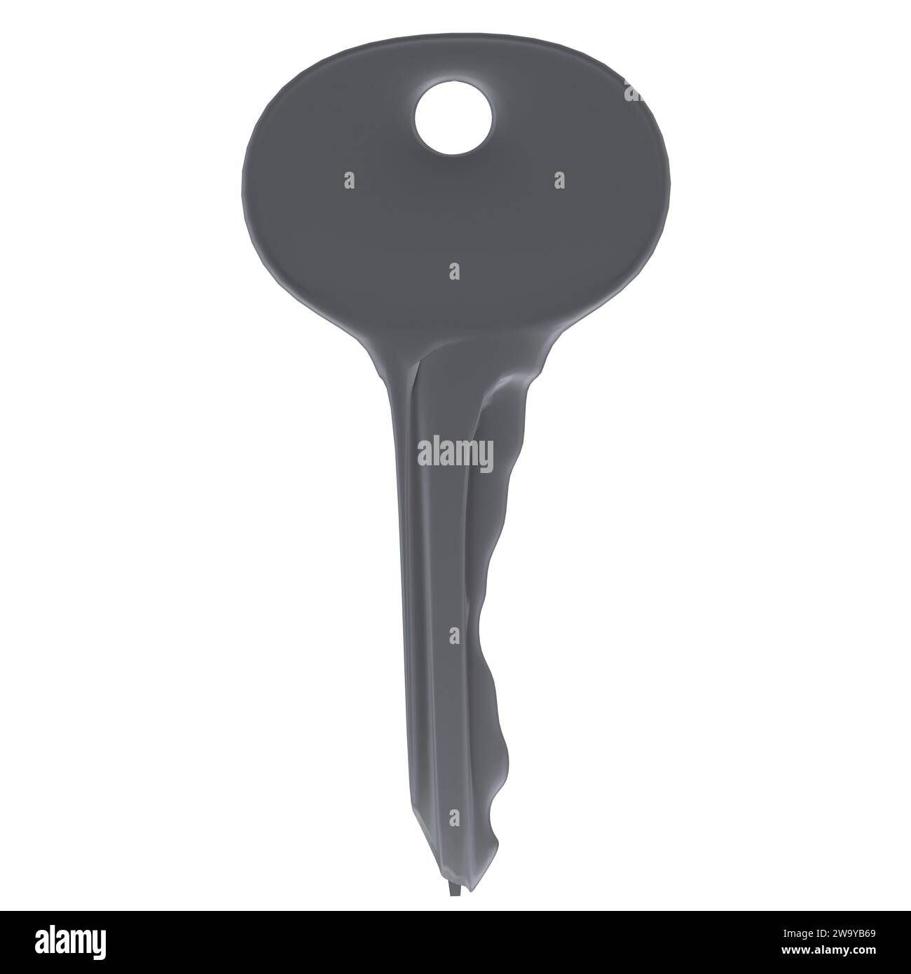 Modern Key isolated on white background Stock Photo - Alamy