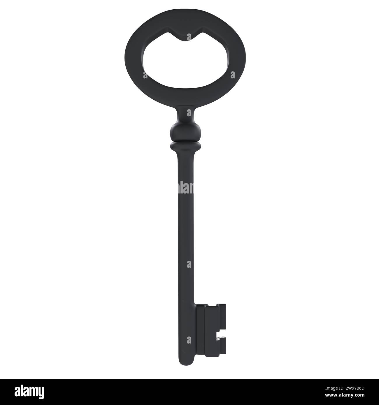 Old Key isolated on white background Stock Photo - Alamy