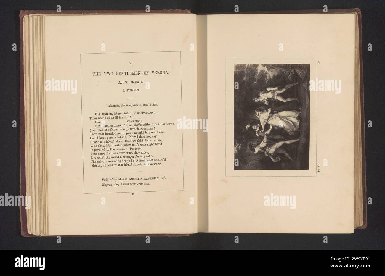 Photo production from a print to a painting by Maria Angelica Kauffmann ...