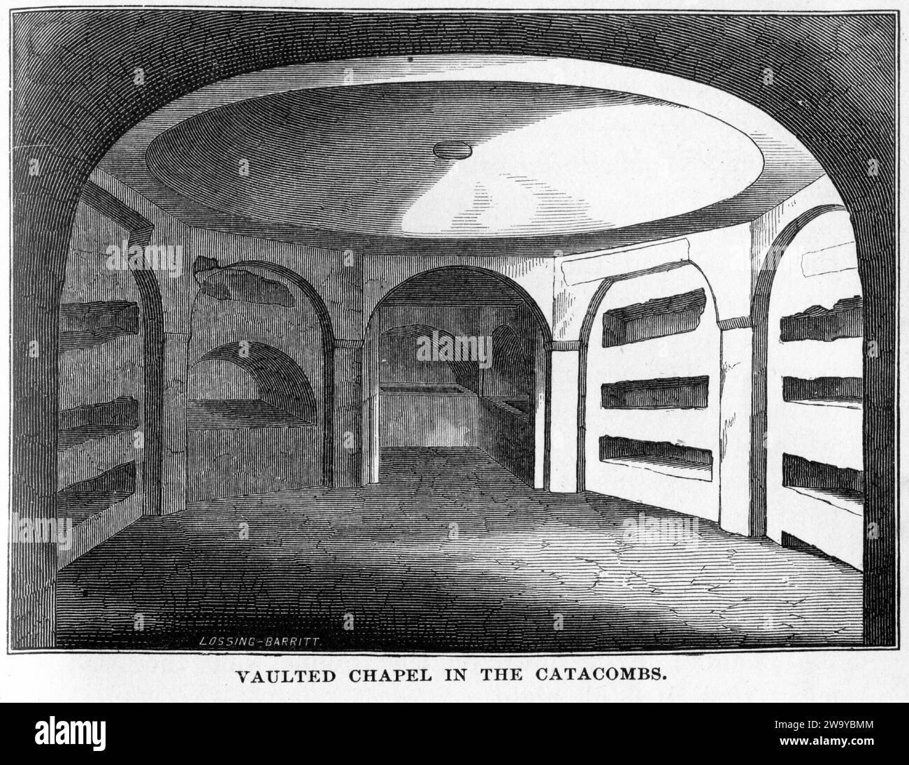 Tomb underground crypt Black and White Stock Photos & Images - Alamy