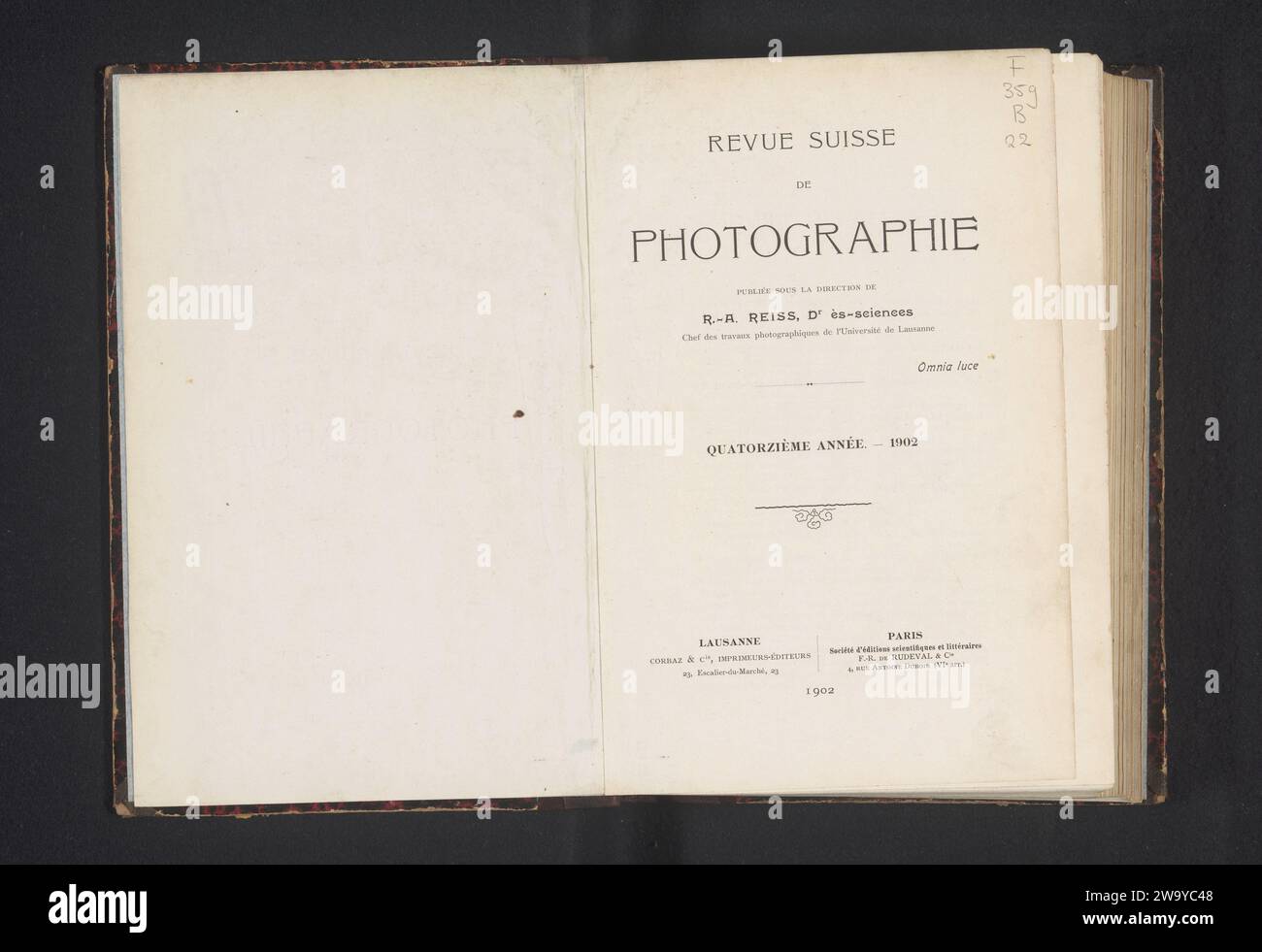 Archibald reiss hi-res stock photography and images - Alamy