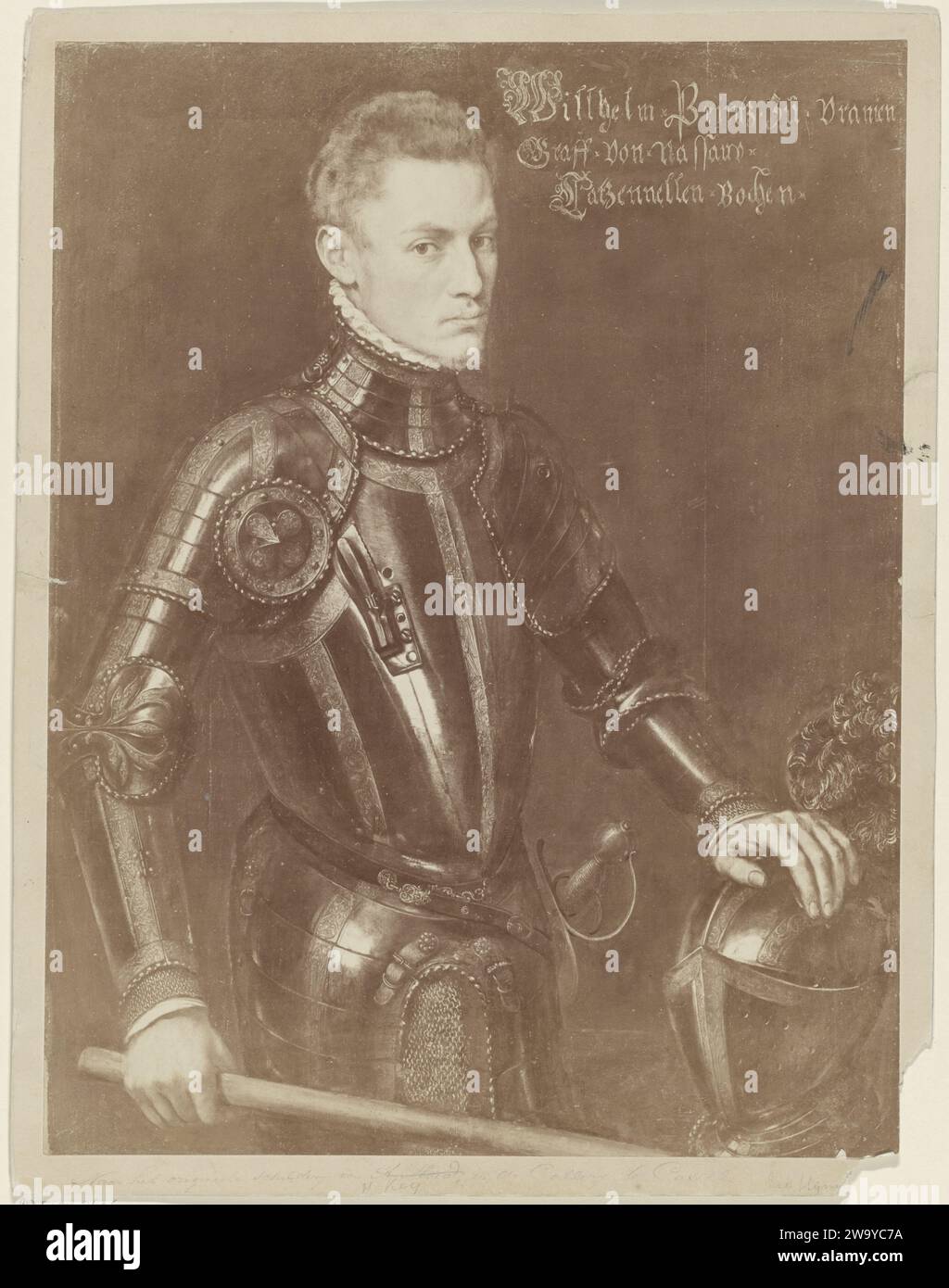 Portrait of Willem I, Prince of Orange, 1850 - 1930 photograph Portrait ...
