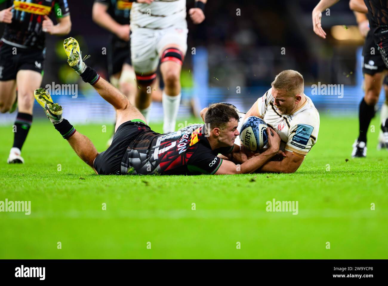 LONDON, UNITED KINGDOM. 30th, Dec 2023. Cameron Anderson of Harlequins ...