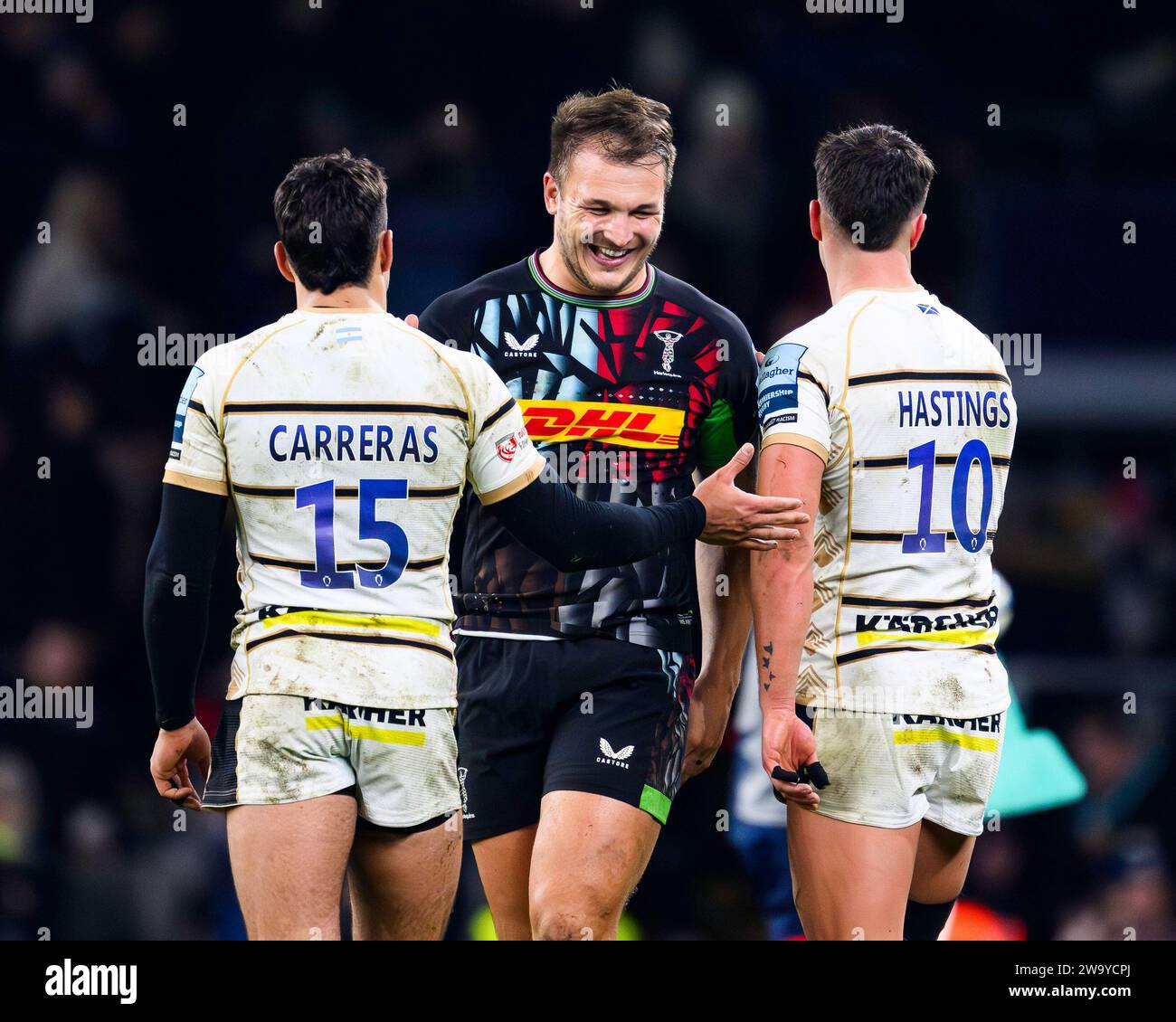 LONDON, UNITED KINGDOM. 30th, Dec 2023. Andre Esterhuizen of Harlequins ...
