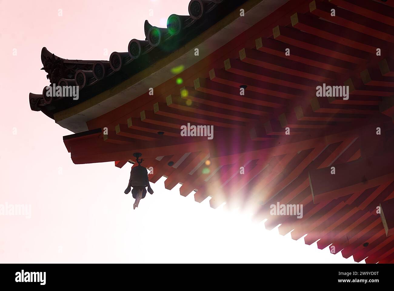 supporting construction of a typical japanese roof Stock Photo - Alamy