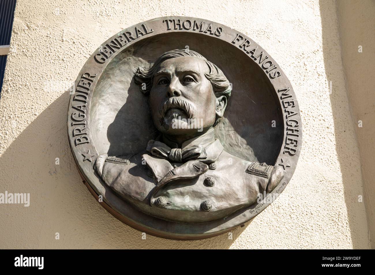 Ireland, Munster, Waterford, 33 The Mall, Thomas Meagher plaque, where ...