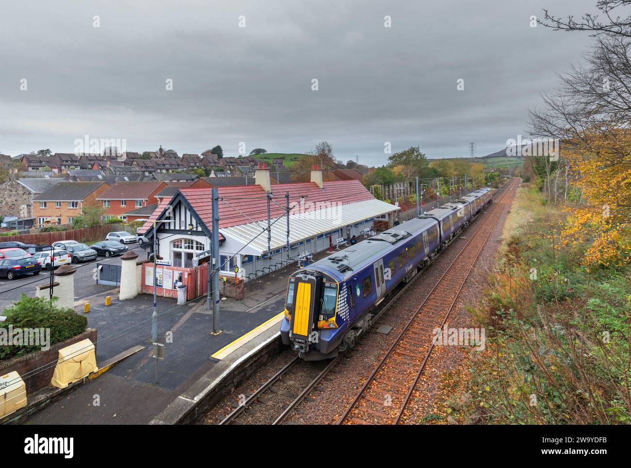 Scotrail Siemens class 380 electric train 380102 calling at West ...